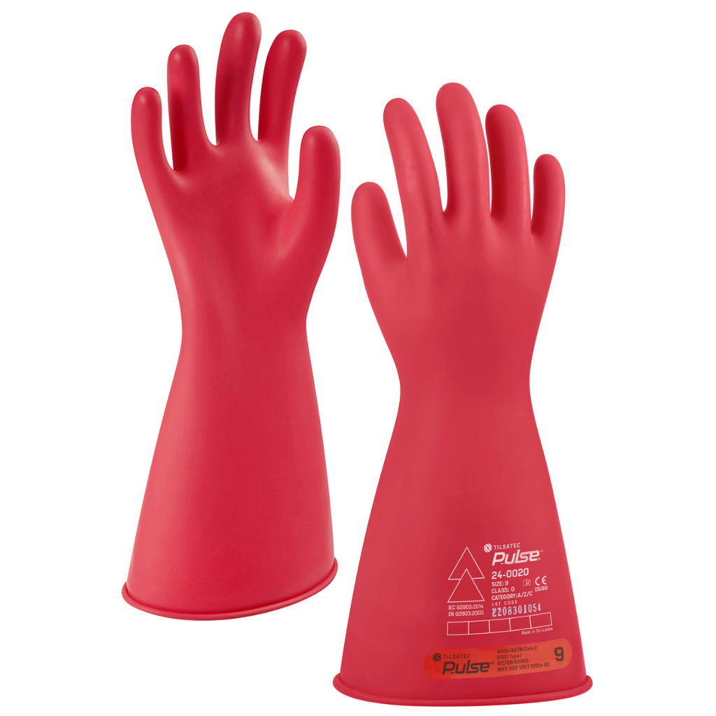 Tilsatec Class 0 - 14 Inch Red Electrical Insulating Gloves | Pulse